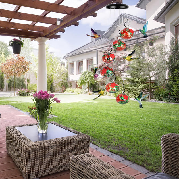 Shirem Wind Chime Hummingbird Feeder – Fanyil